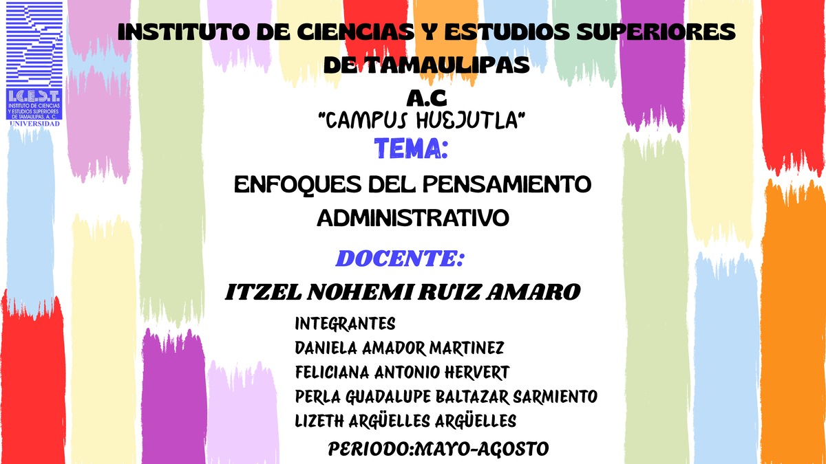 Administración de Taylor - INSTITUTO DE CIENCIAS Y ESTUDIOS SUPERIORES ...