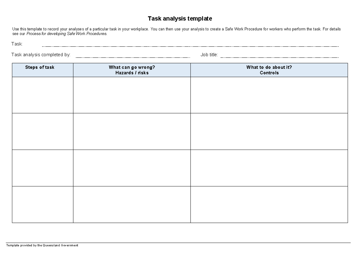 Task-analysis-template - REHB 1031 - Task analysis template Use this ...