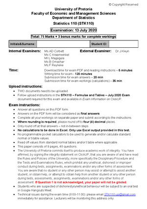 STK 133 Tutorial 3 Worksheet - Tutorial 3 Worksheet Question 1 Differentiate the following - Studocu