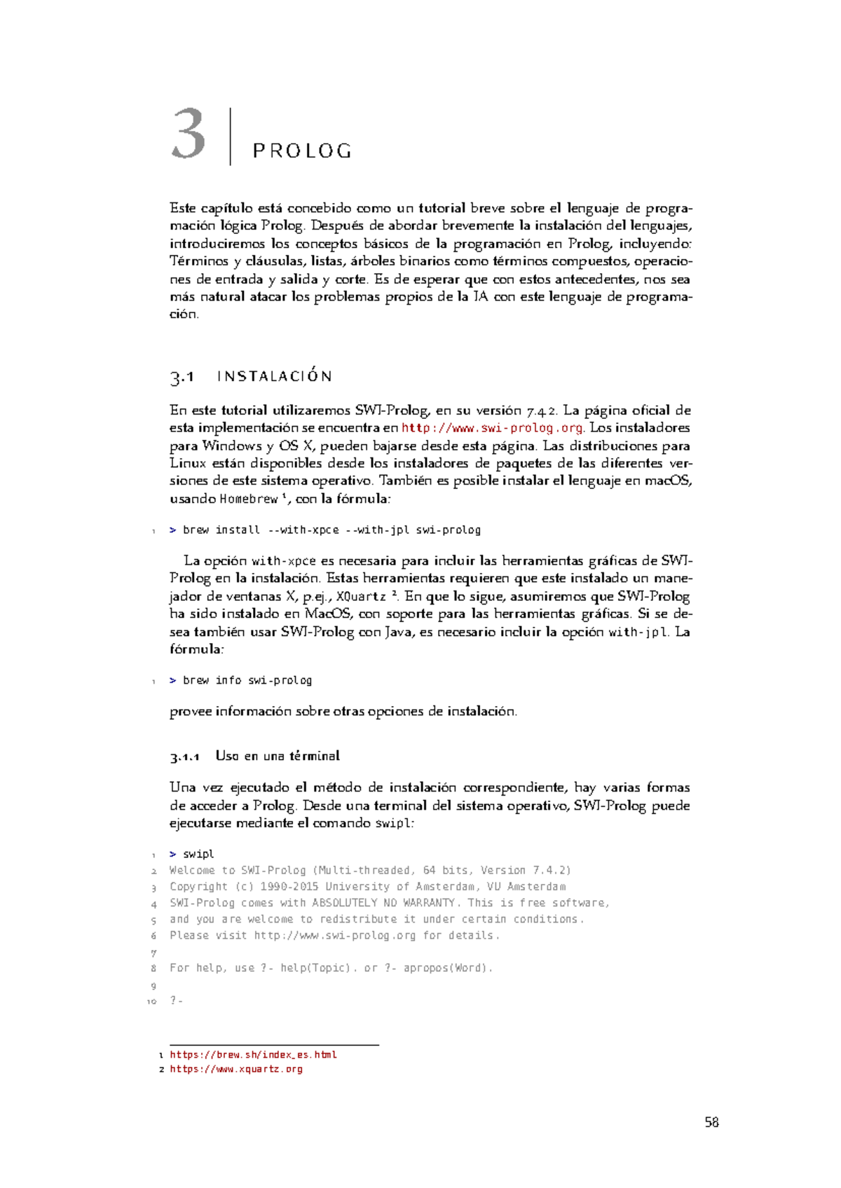 Capítulo 3: Tutorial de Prolog - Listas y Estructuras de Datos - Studocu
