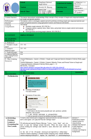 Module 1 - Circles - Mathematics 10 - (Effective Alternative Secondary ...
