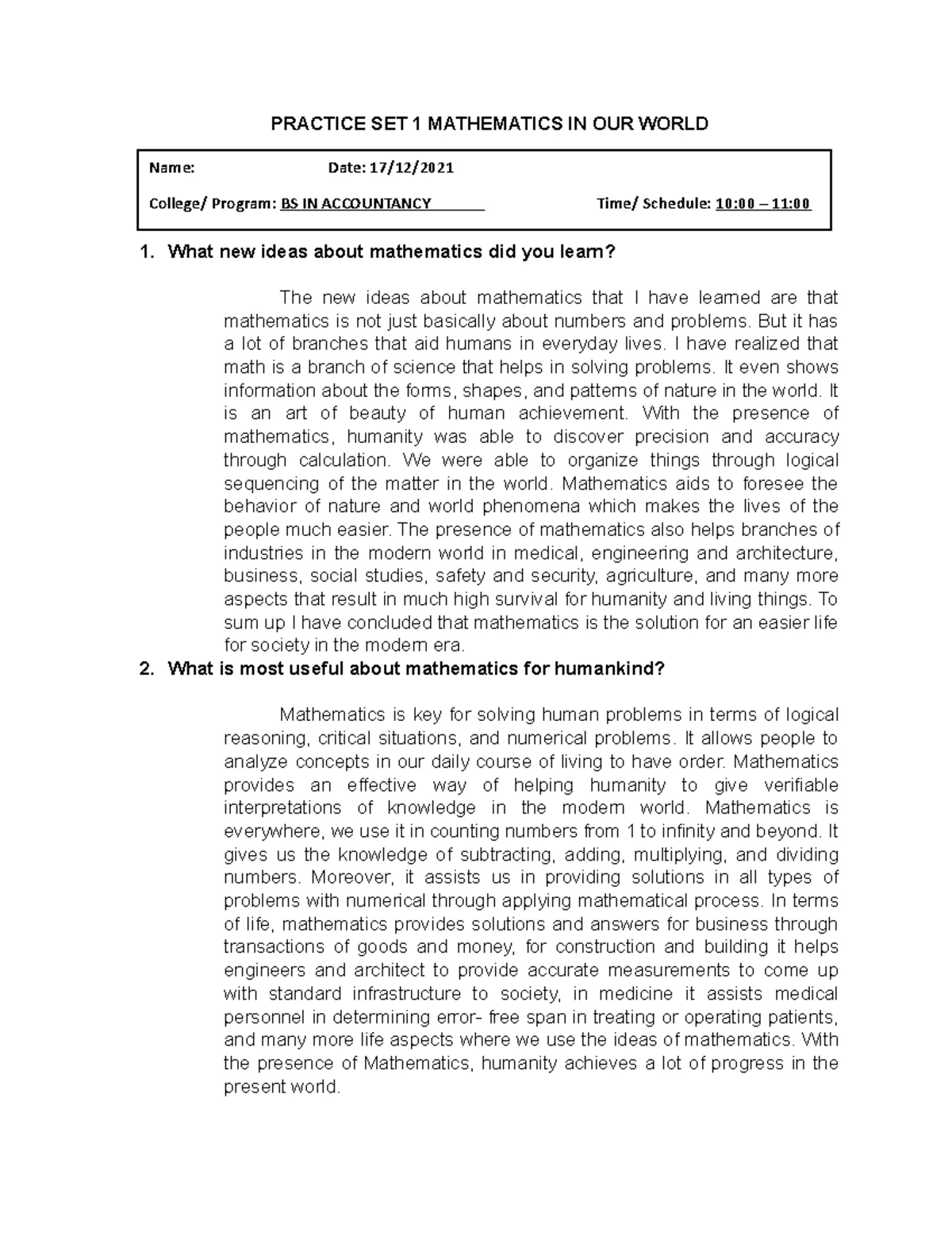 Application Letter for LGU Tagum - Roy - March 5, 2021 EDNA J. QUILARIO ...