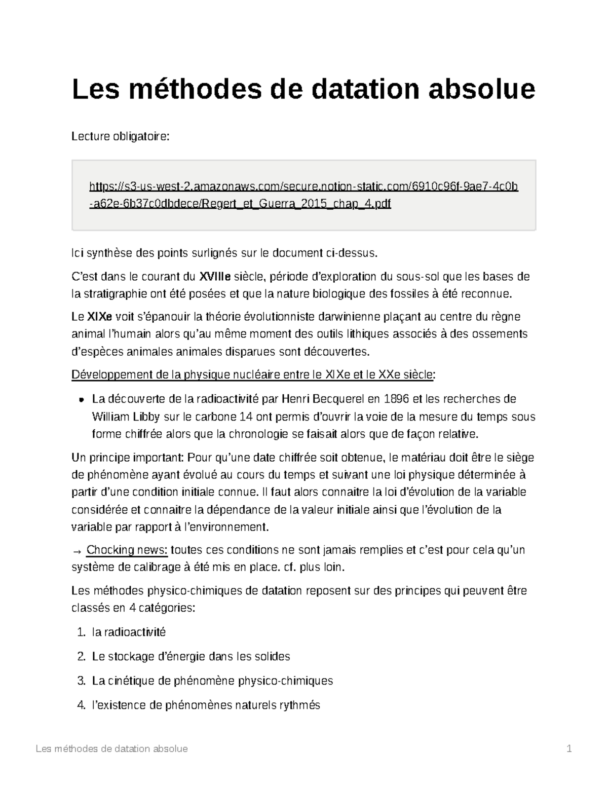Les mthodes de datation absolue - Les méthodes de datation absolue ...