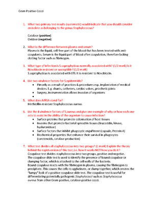 Blood - answer key for review sheet - NAME ...