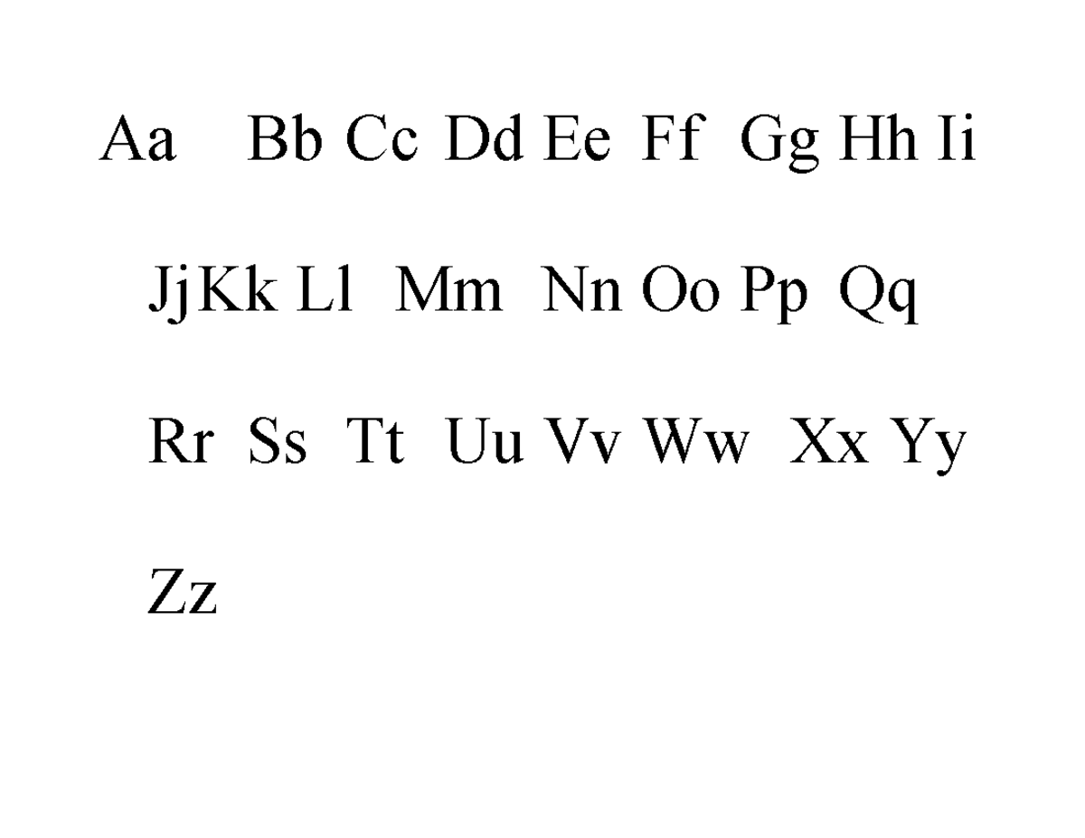 Alphabet - dfddff - Reading and Writing - Aa Bb Cc Dd Ee Ff Gg Hh Ii ...