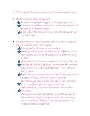 OA Notes (all the notes for the class) - Inclusive Classroom Notes ...