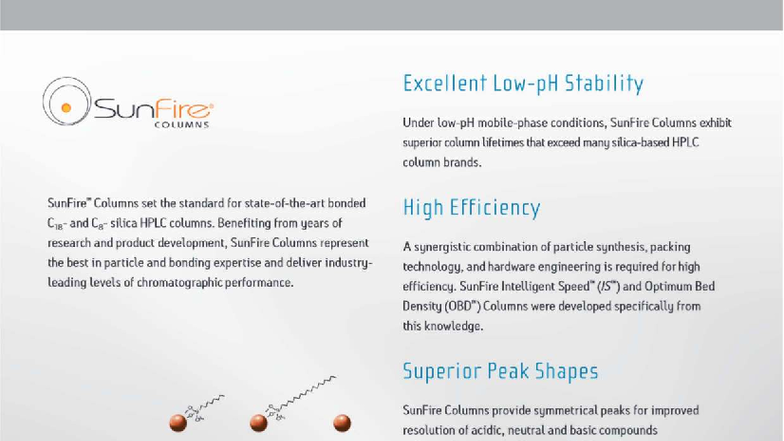 SunFire & HPLC Columns Care and Use Manual - Studocu