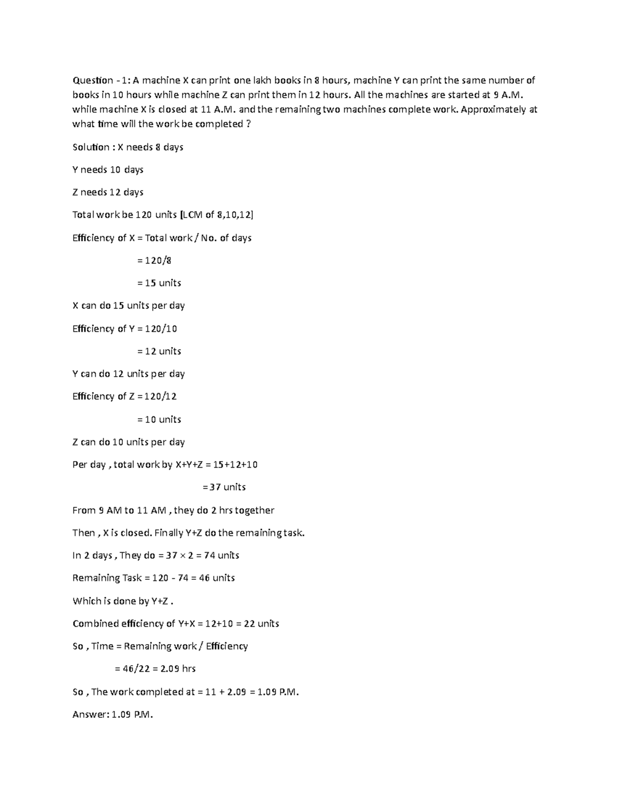 Bank Exam Math Problem Solutions: Q&A Analysis and Answers - Studocu