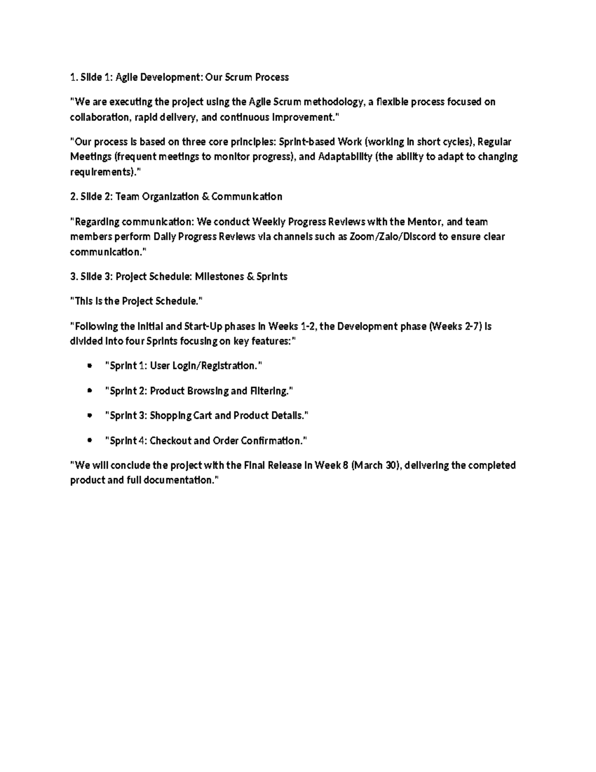 Agile Development Process Overview: Scrum Methodology Insights - Studocu