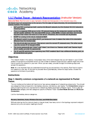 2.3.2.5 Packet Tracer - Implementing Basic Connectivity - ITExam Answers - 2.3.2 Packet Tracer ...