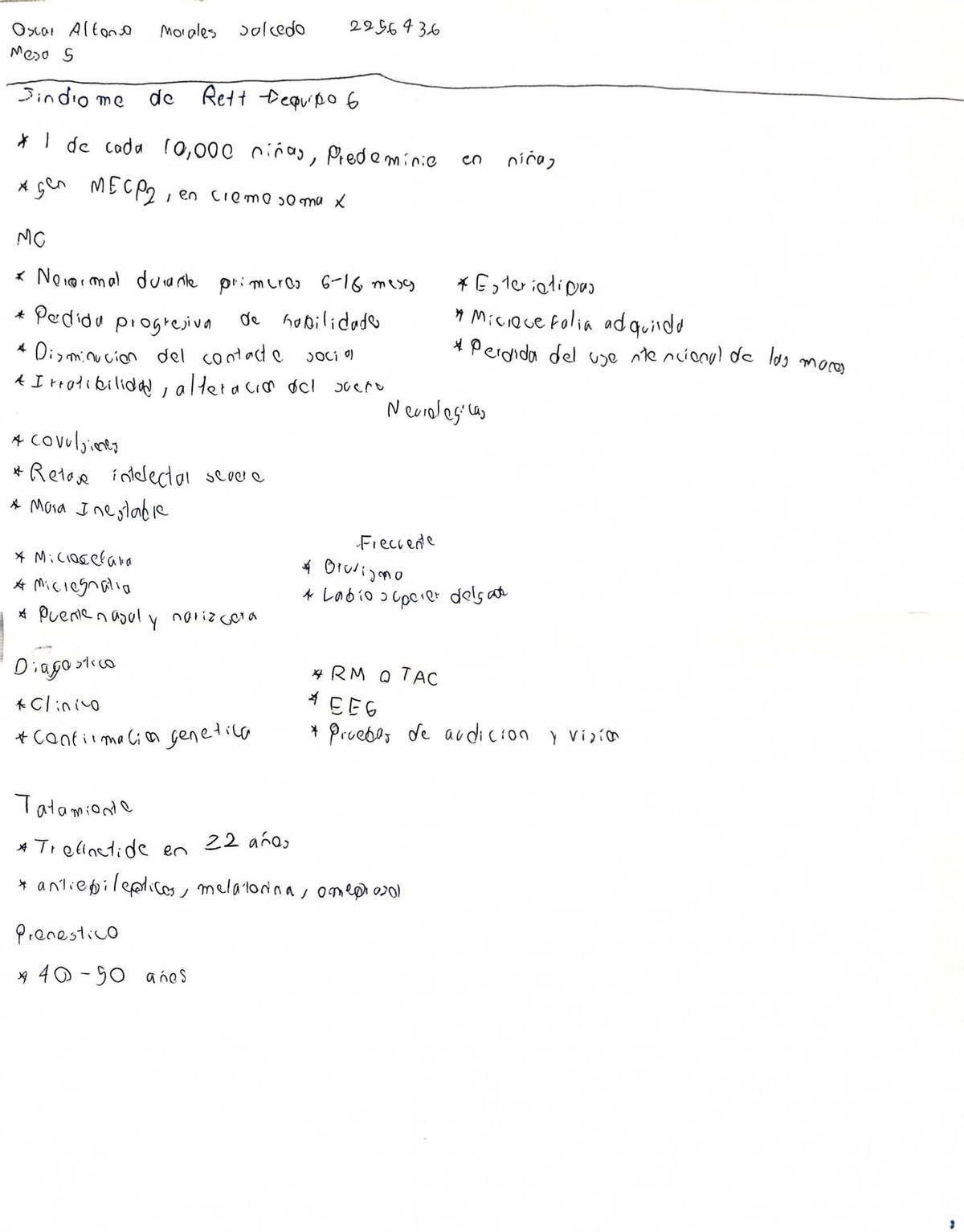Final Exam Notes for Course EDN 20: Clinical Genetics - Studocu