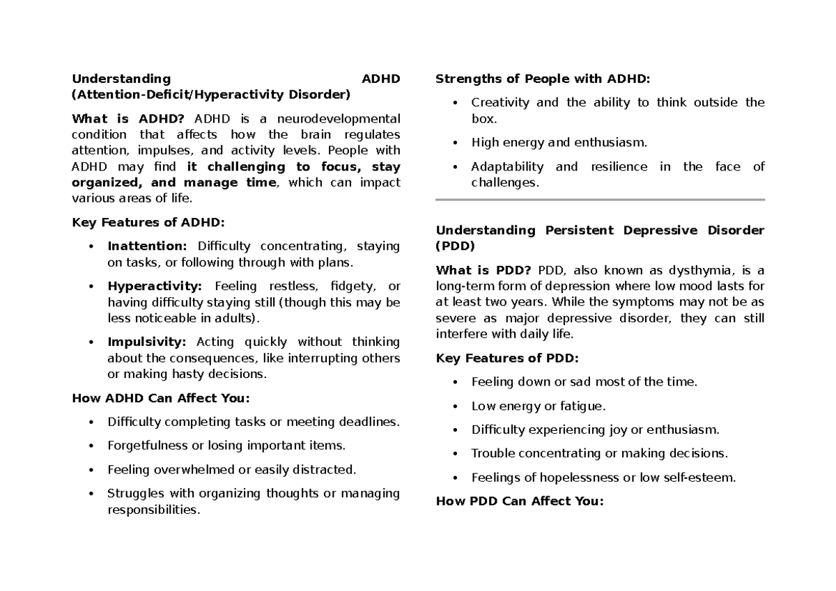 Understanding ADHD - This is notes on ADHD - Understanding ADHD ...