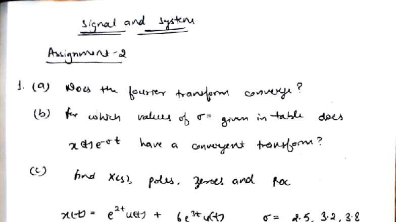 Signal System Assignment 2 Group 4 - (a) Siçnad and ystn ...