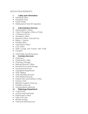 Summarized Minimum Requirements - Building Components PD 1096 / PD 957 ...