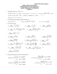MATH 2041: Applied Mathematics II Course Outline for 2023 - Studocu