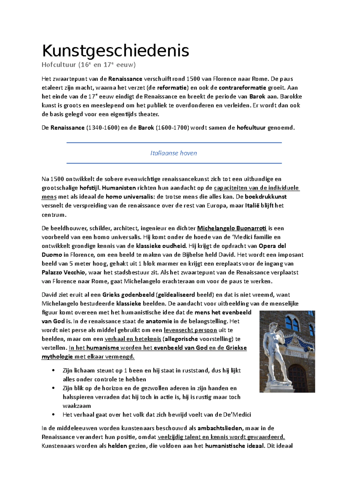 Kunst en Vorm en Ruimte - Hoofdstuk 5: Beeldende Aspecten - Studeersnel