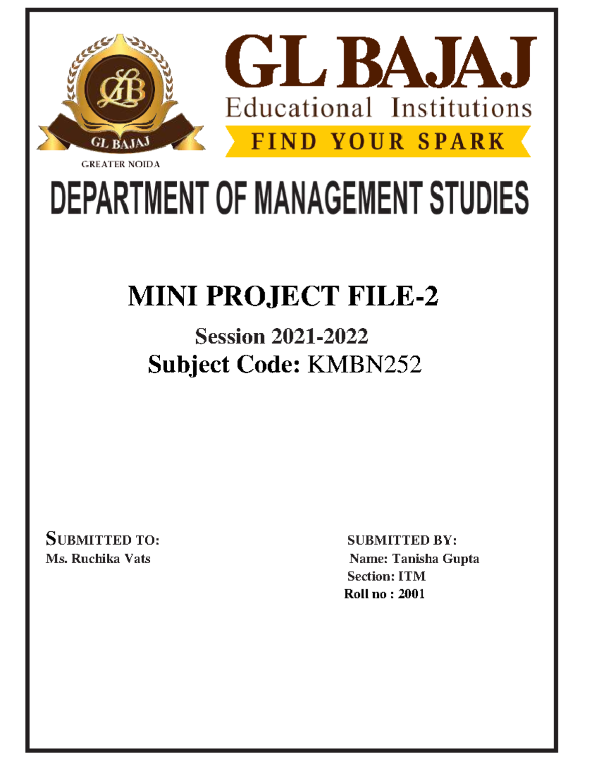 HR Project Report on training and develo Tanisha - MINI PROJECT FILE ...