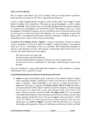 [Solved] What makes a oral declaration of trust valid and enforceable ...