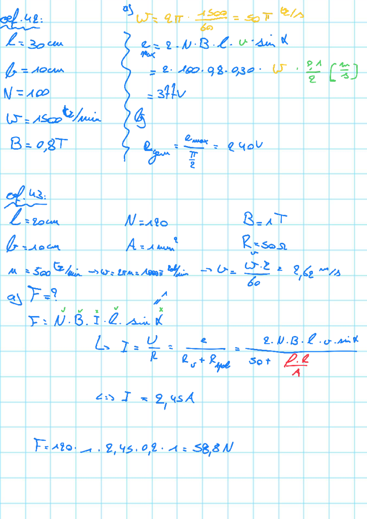 Oefeningen H5: Principiële DC-Generator (ETT 1500) - Studocu