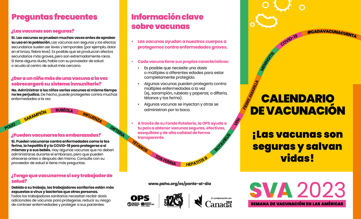 Paho brochure trifold esp venezuela - Información clave sobre vacunas ...