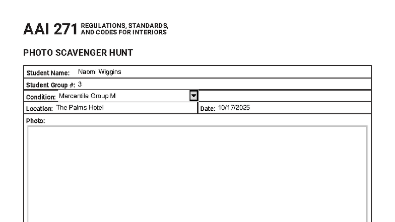 Hunt photo - euh - AAI 373 - REGULATIONS, STANDARDS, AAI 271 AND CODES ...