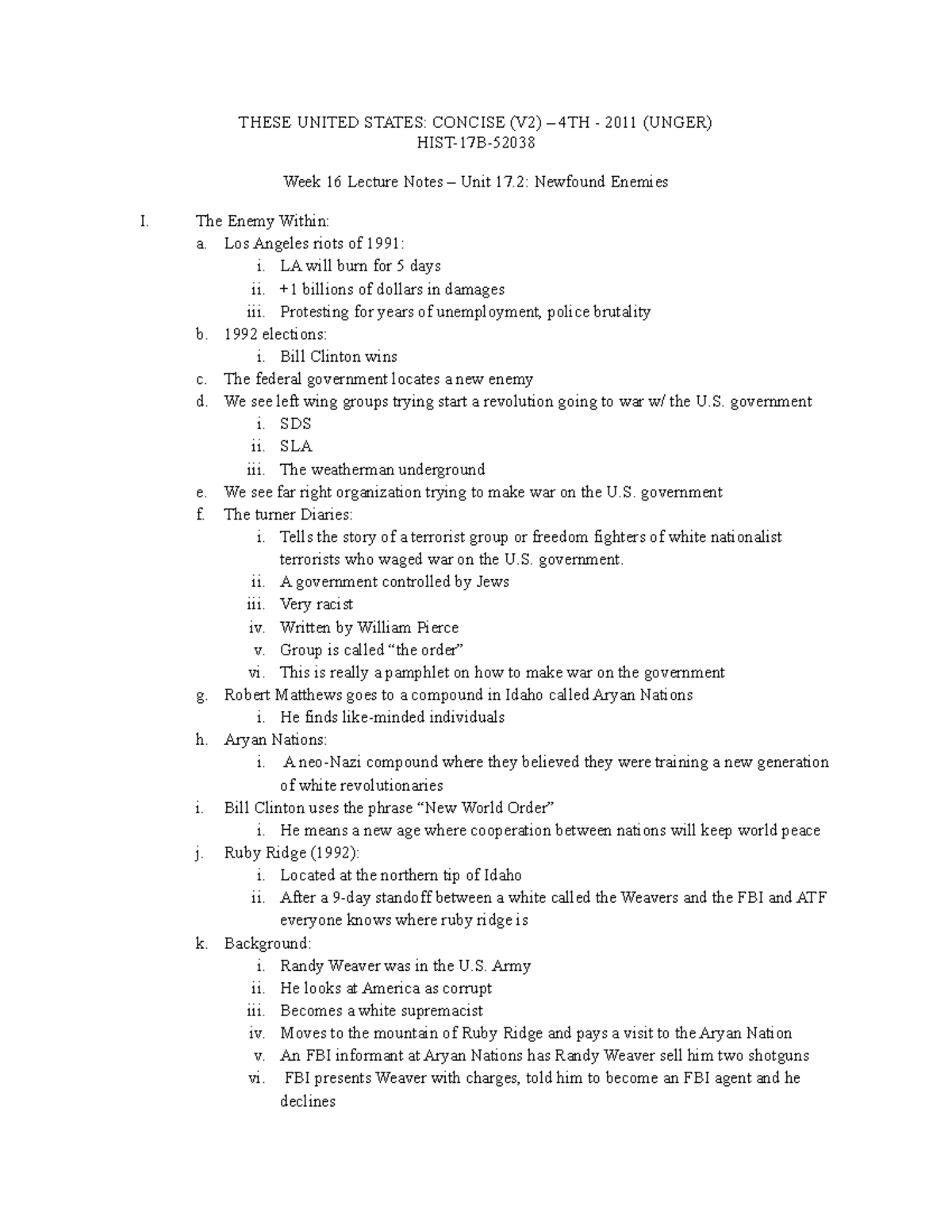 History of Domestic Terrorism and Al-Qaeda's Rise (HIST-17B-52038 ...