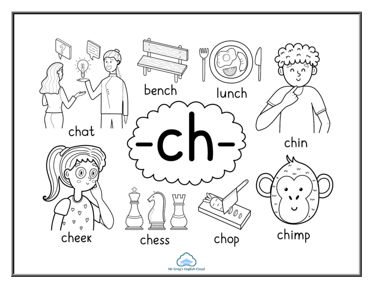 Digraph Words Mind Map - Diagraphs for Mr English Cloud 3 - Studocu