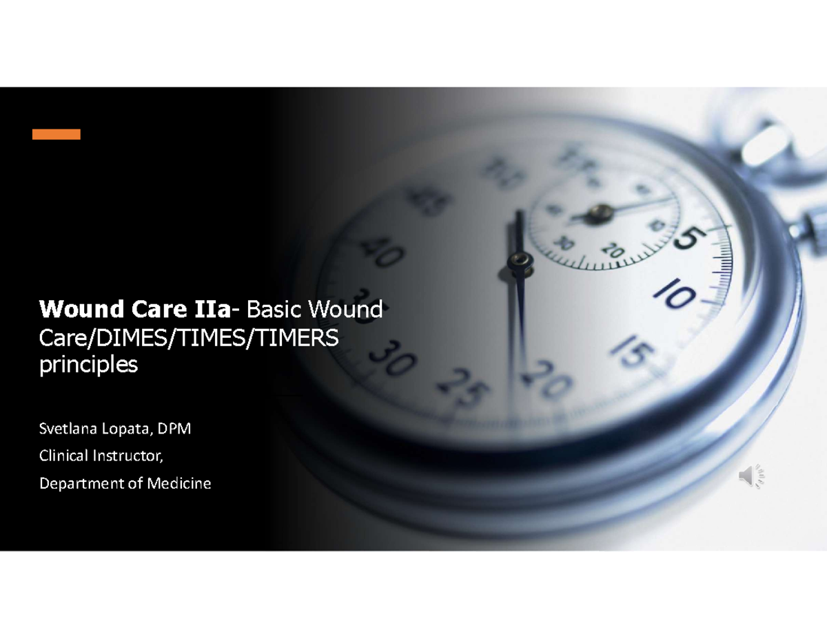 Wound Care Strategies: Understanding TIMERS Framework and Techniques ...