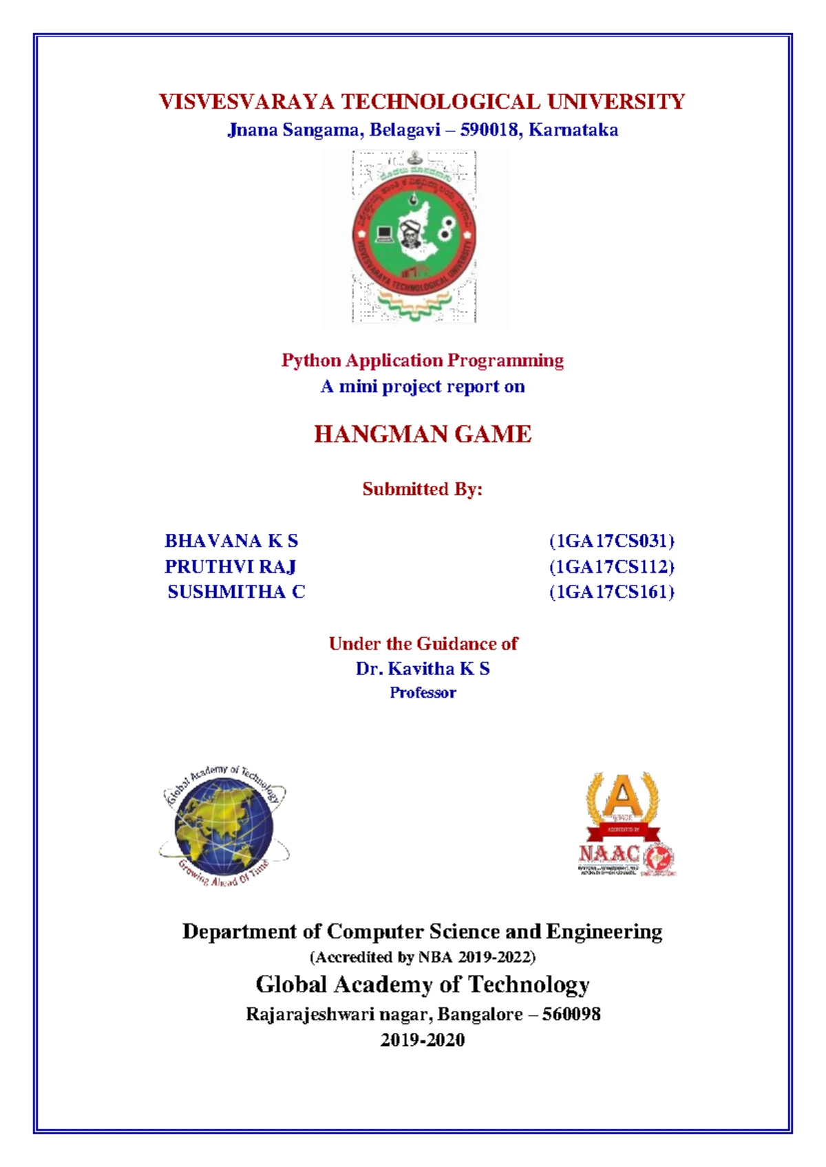 Online Quiz Application Project Report B - ONLINE QUIZ APPLICATION Mini Project B Report ...