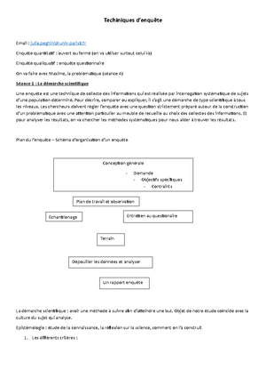 Rédiger une enquête sociale - Rédiger et présenter une enquête sociale ...