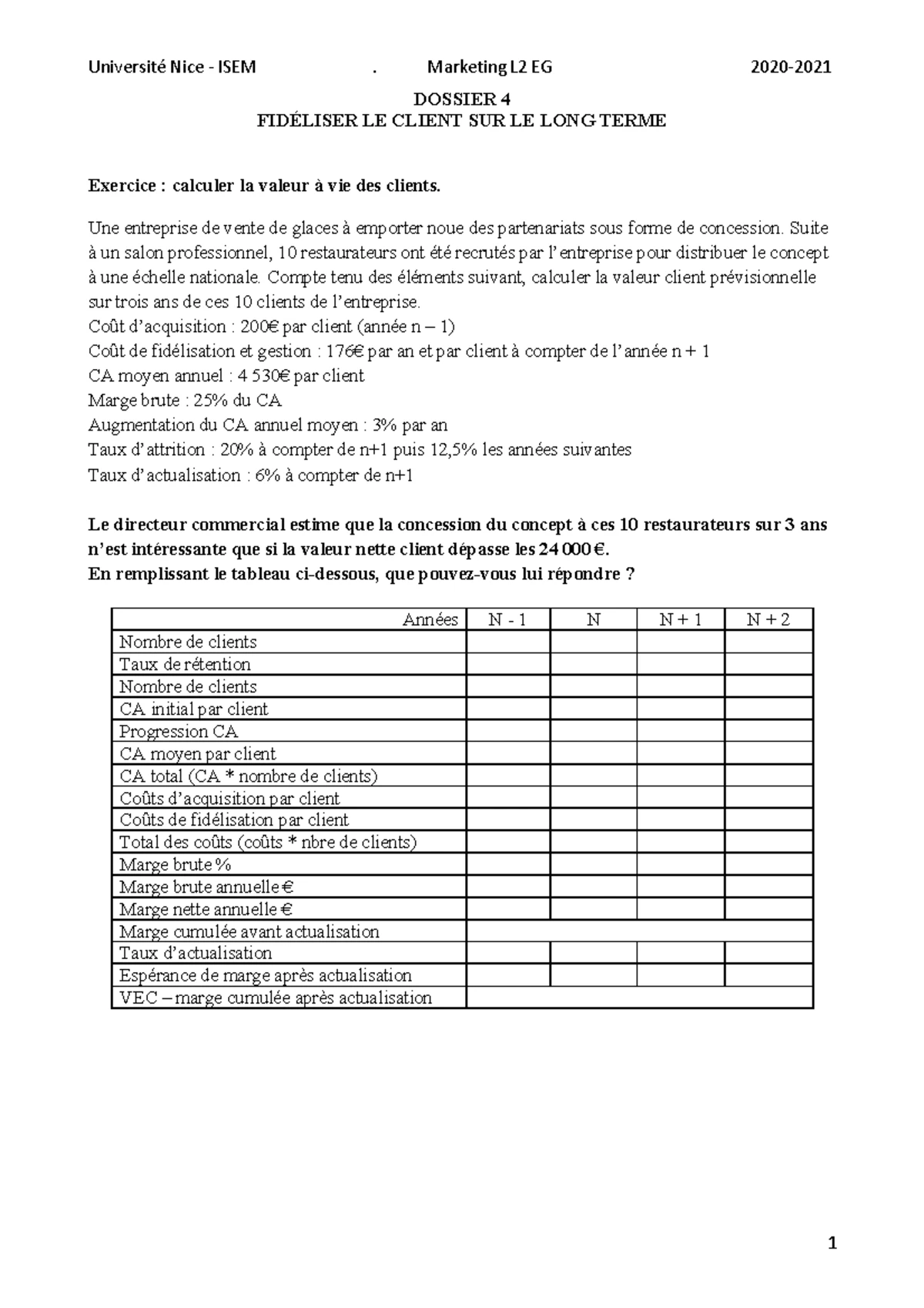 Fiche complétée Adoc - ANNEXE 9 B.T. Management commercial opérationnel - Session 2022 ANIMATION ...