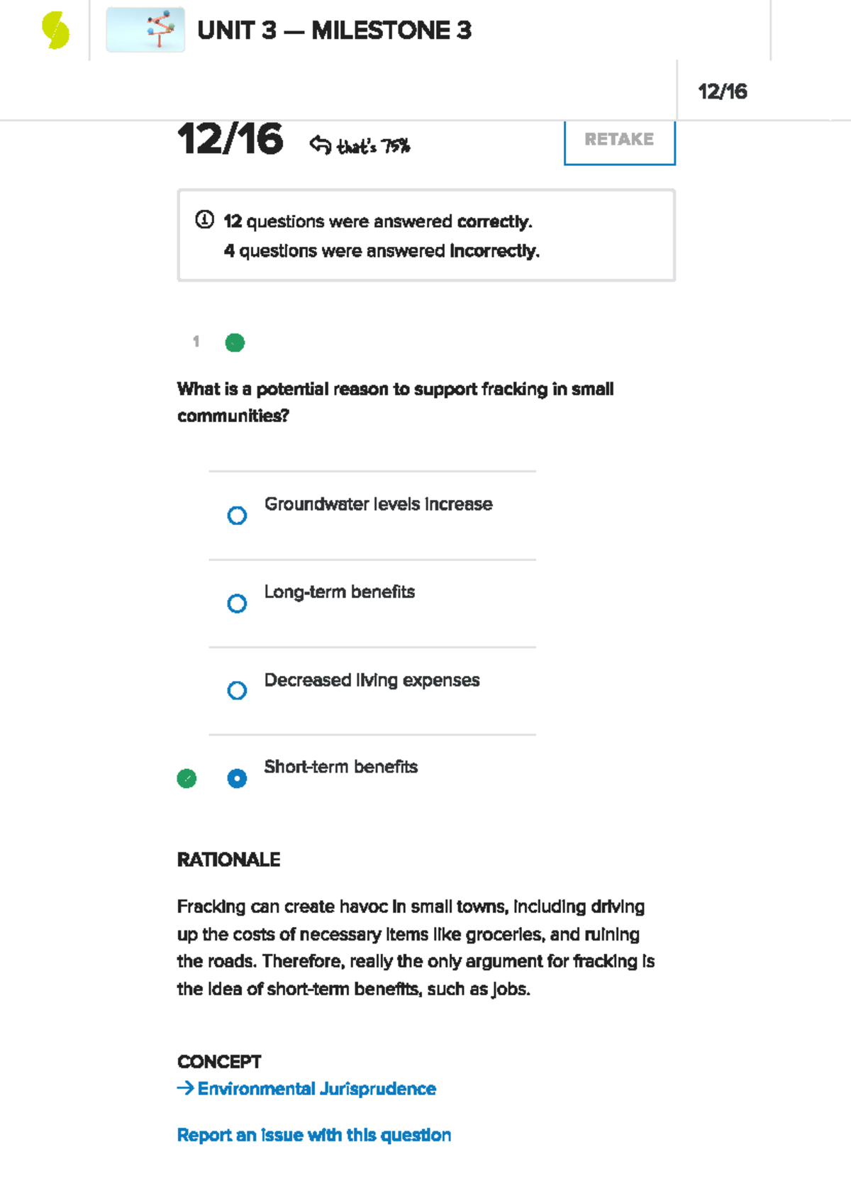 Sophia Business Ethics Unit 3 Milestone 3 Overview and Insights - Studocu
