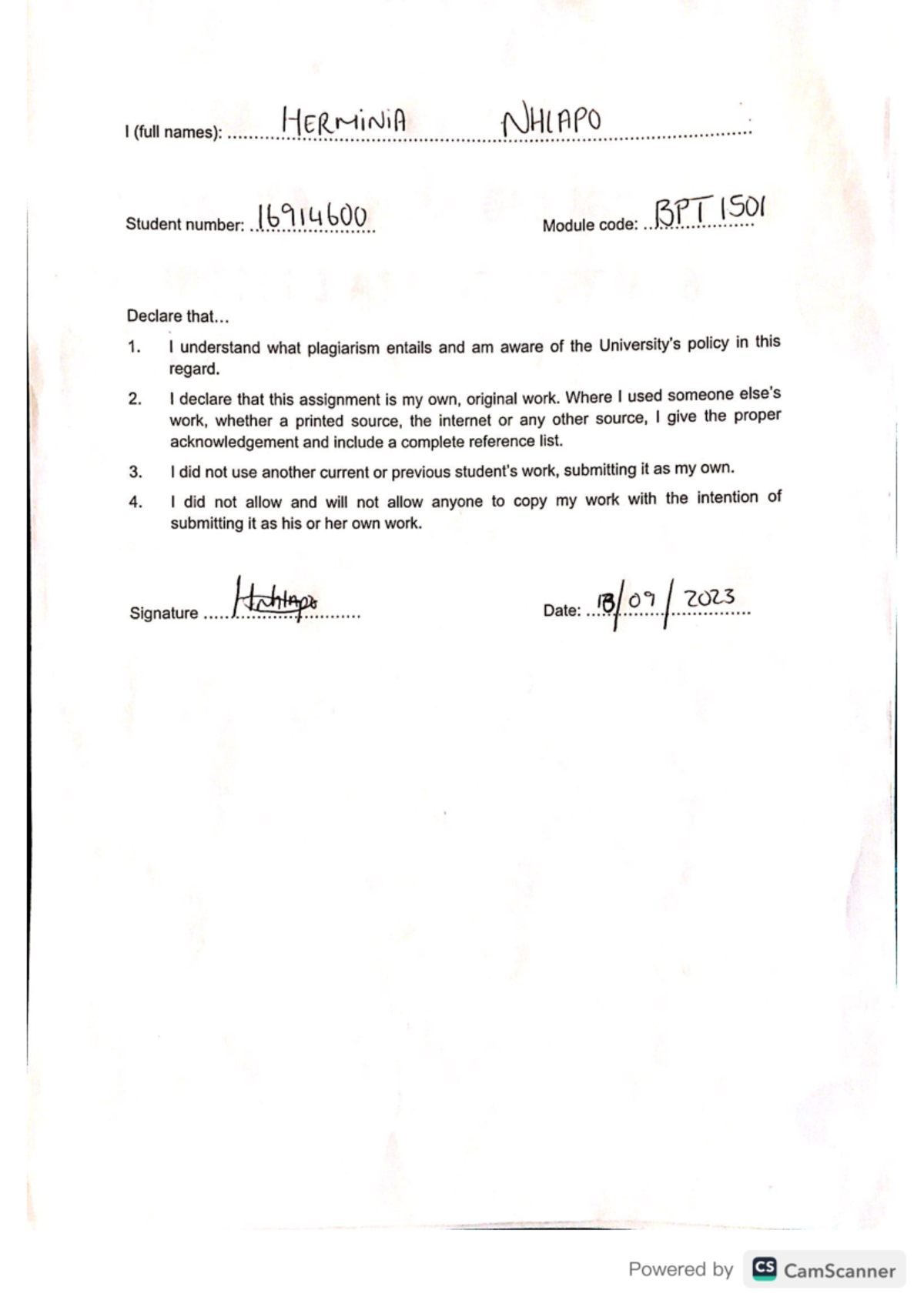 BPT 3: Comprehensive Guidelines for Assignment Completion - Studocu