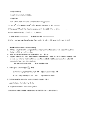 Chapter 2 Maths for social science - Chapter Two Functions In this ...