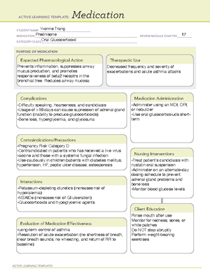 ATI Medication - Pantoprazole - ACTIVE LEARNING TEMPLATE: Me dication ...