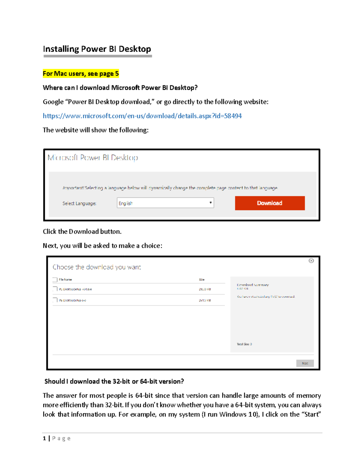 Installing MS Power BI Desktop: A Practical Guide for Users - Studocu