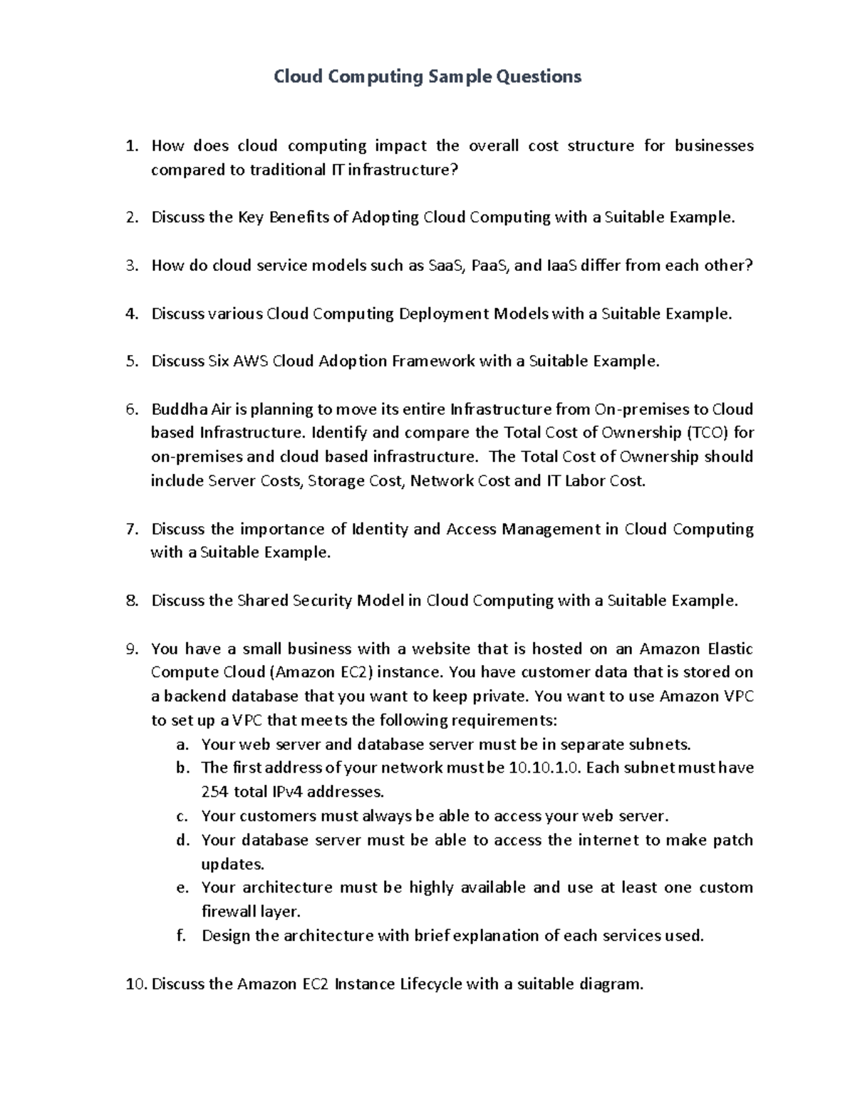 2025 Cloud-Computing-Sample-Questions - Cloud Computing Sample ...