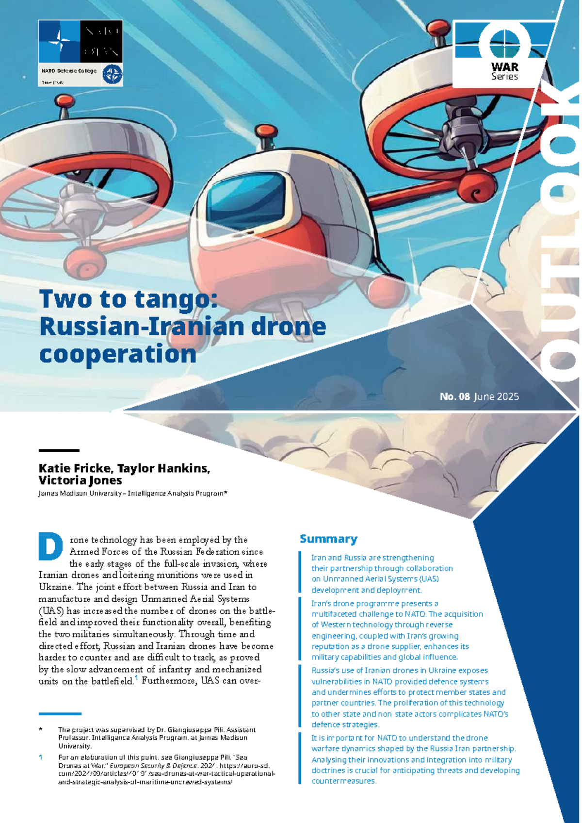 Russian-Iranian Drone Cooperation: Strategic Implications for NATO ...