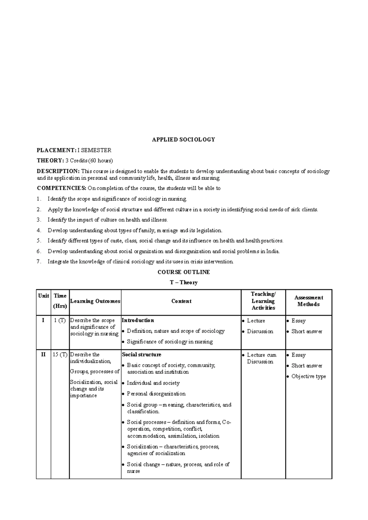 Syllabus-Basic-B - Syllabus for bsc nursing - Revised Ordinance ...