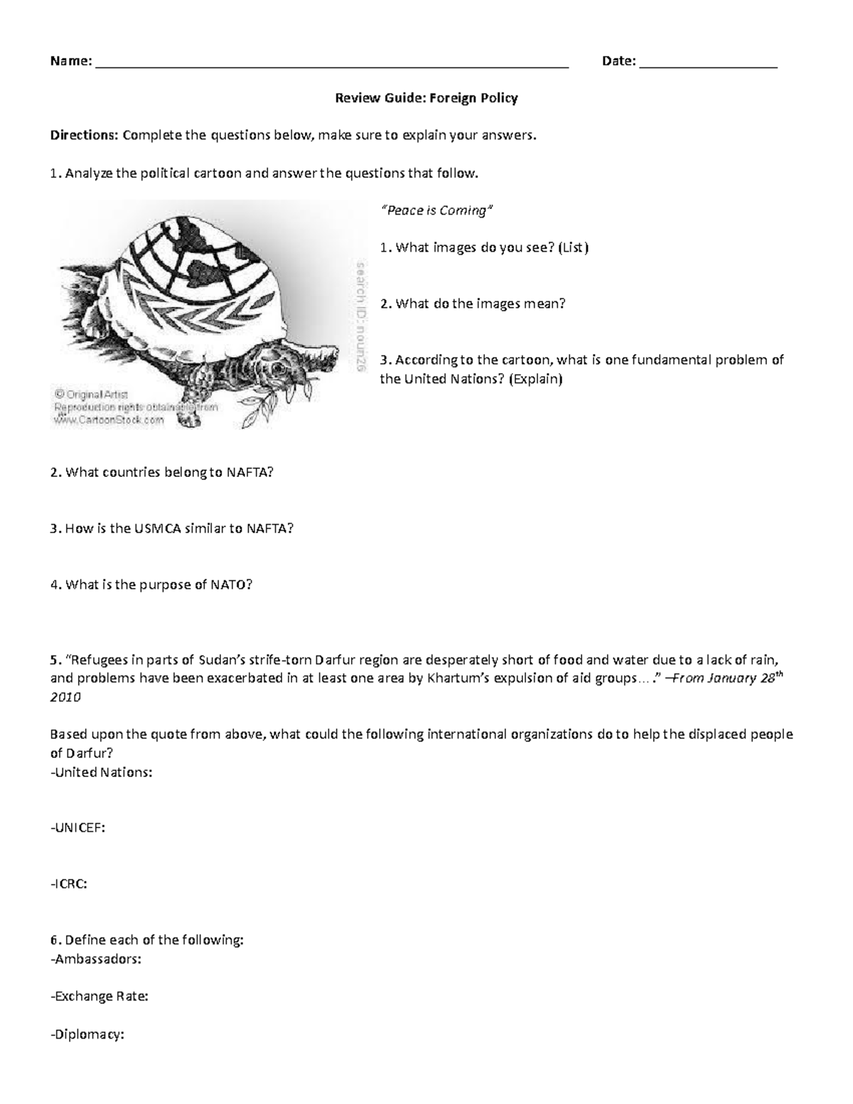 Foreign Policy Study Guide: Key Concepts & Analysis for Midterm Exam ...