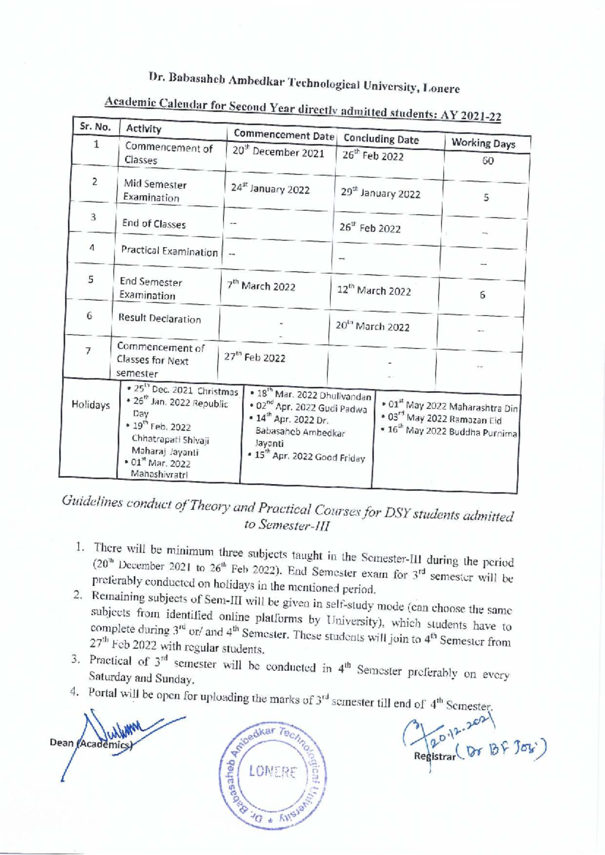 ACSecond-Year-DSY - second year dse notes - Dr. Babasaheb Ambedkar ...