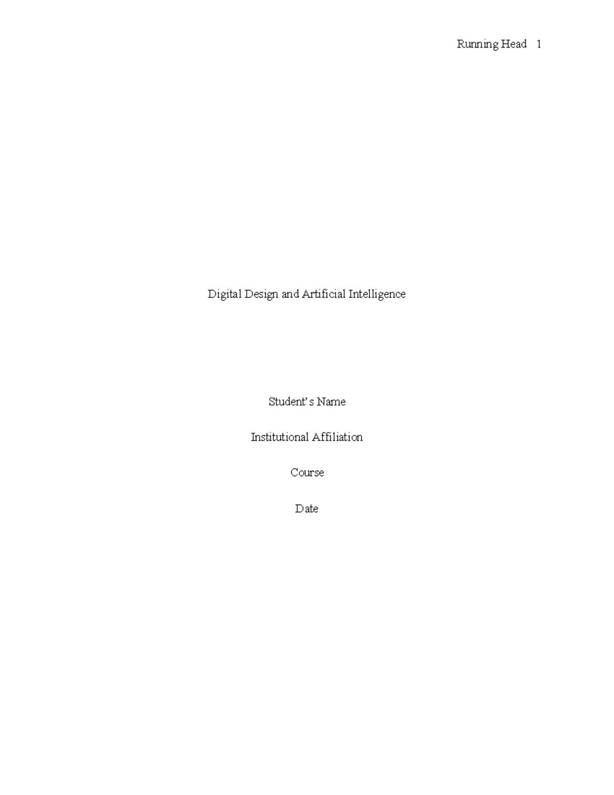 Digital Design & AI: Transformations in Modern Business Practices - Studocu