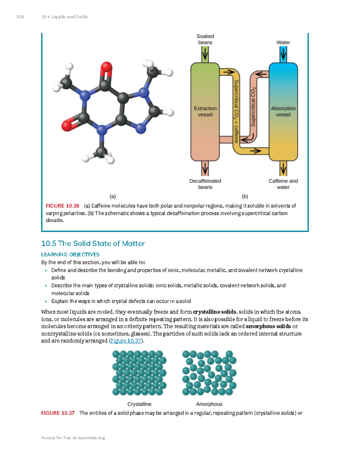 Chemistry 2e: The Solid State of Matter - Types & Properties - Studocu