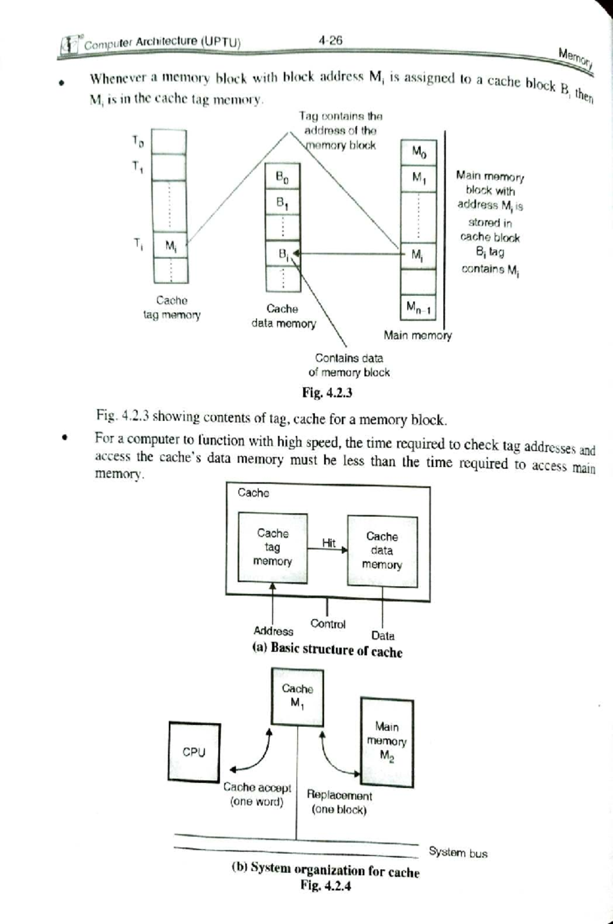 Computer Architecture (UPTU) - Memory Unit 1 Notes - Studocu