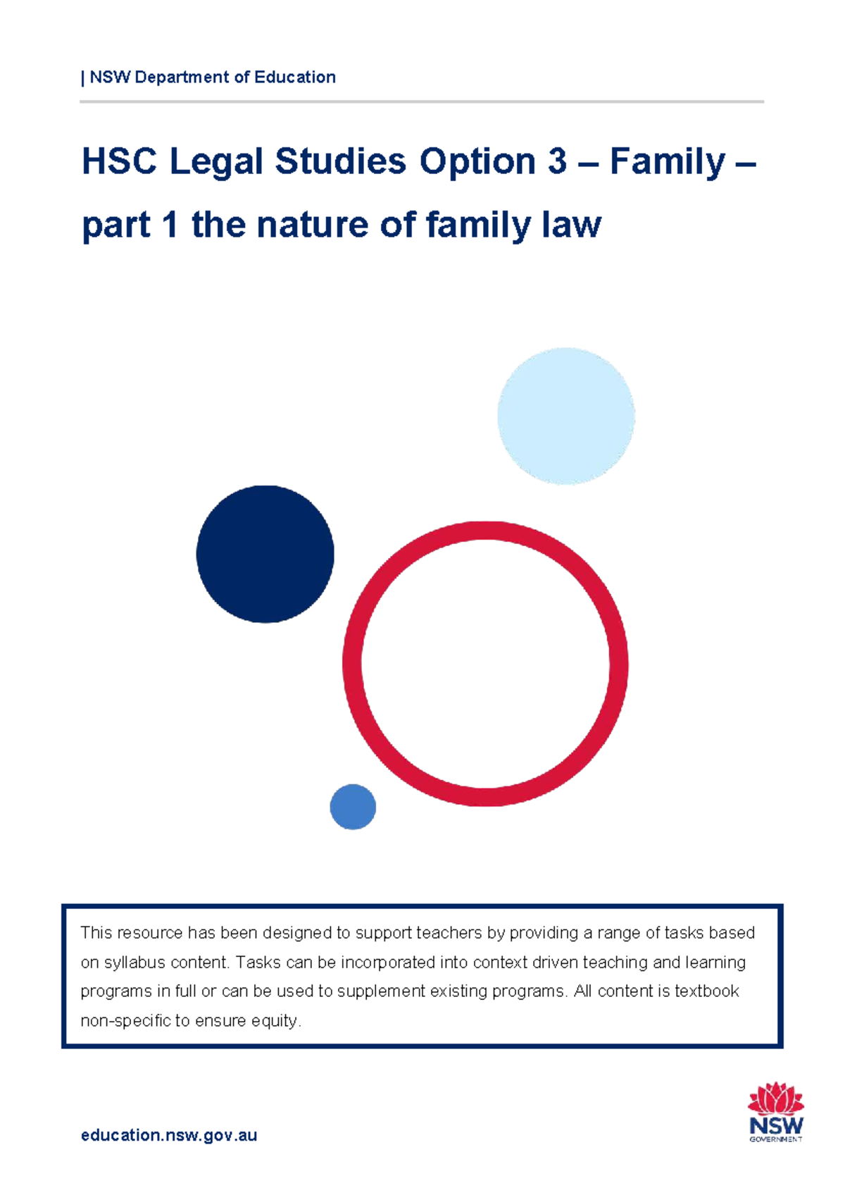 NSW HSC Legal Studies Option 3: Family Law Overview & Key Concepts ...