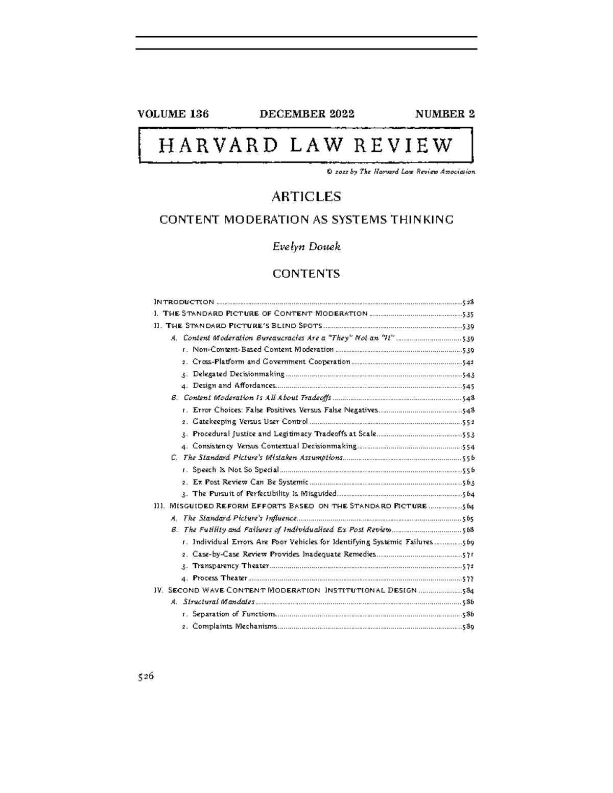Content Moderation as Systems Thinking: A Case for Structural Reform ...