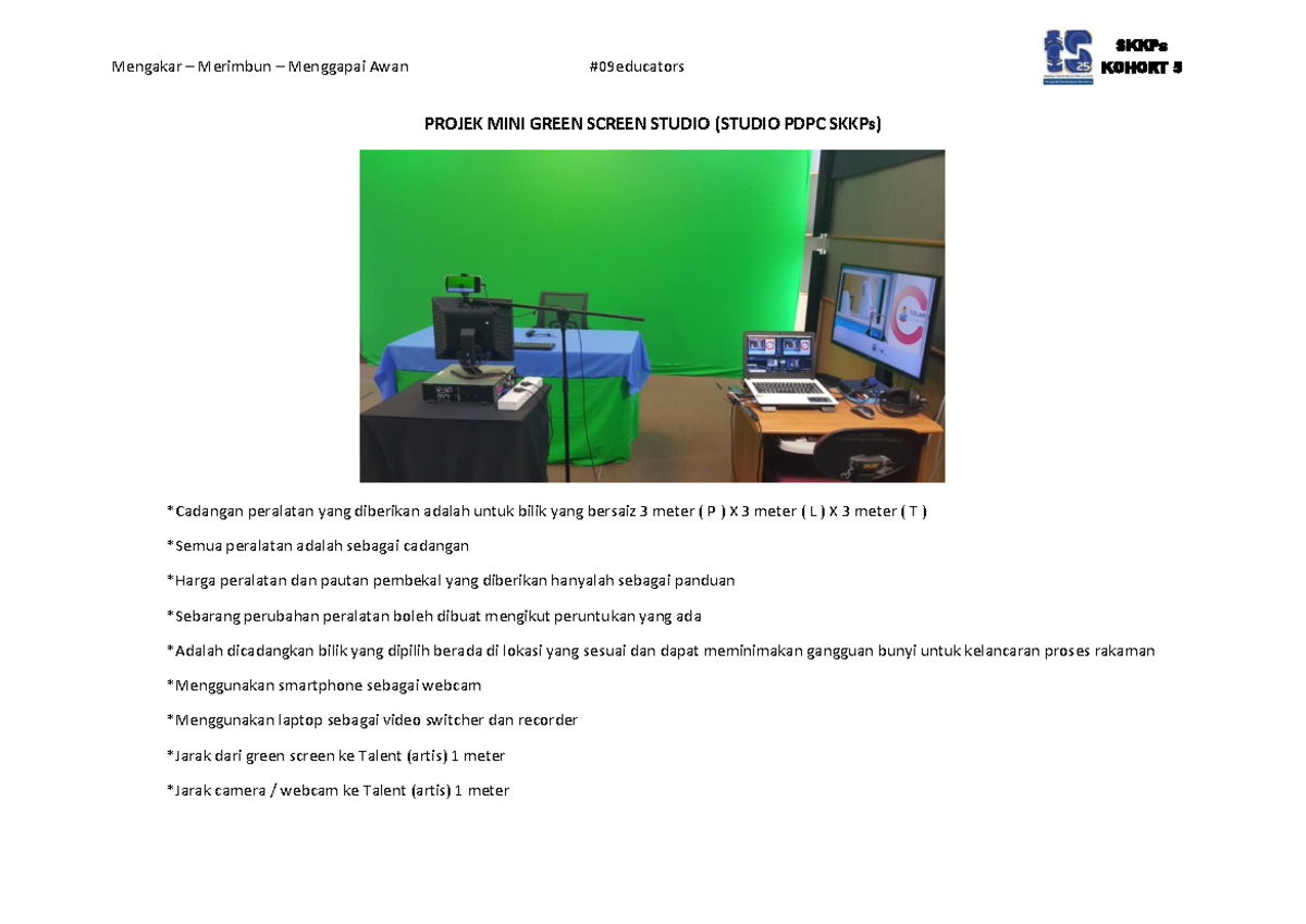 Mini Green Screen Studio Project - Equipment Overview #09educators ...