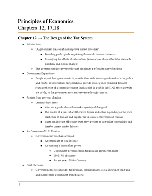 Chapter 1, Microeconomics Notes - 1- First Principles Chapter 1 topics ...