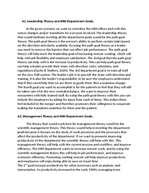 [Solved] Explain how you as the HIM system director would use the ...