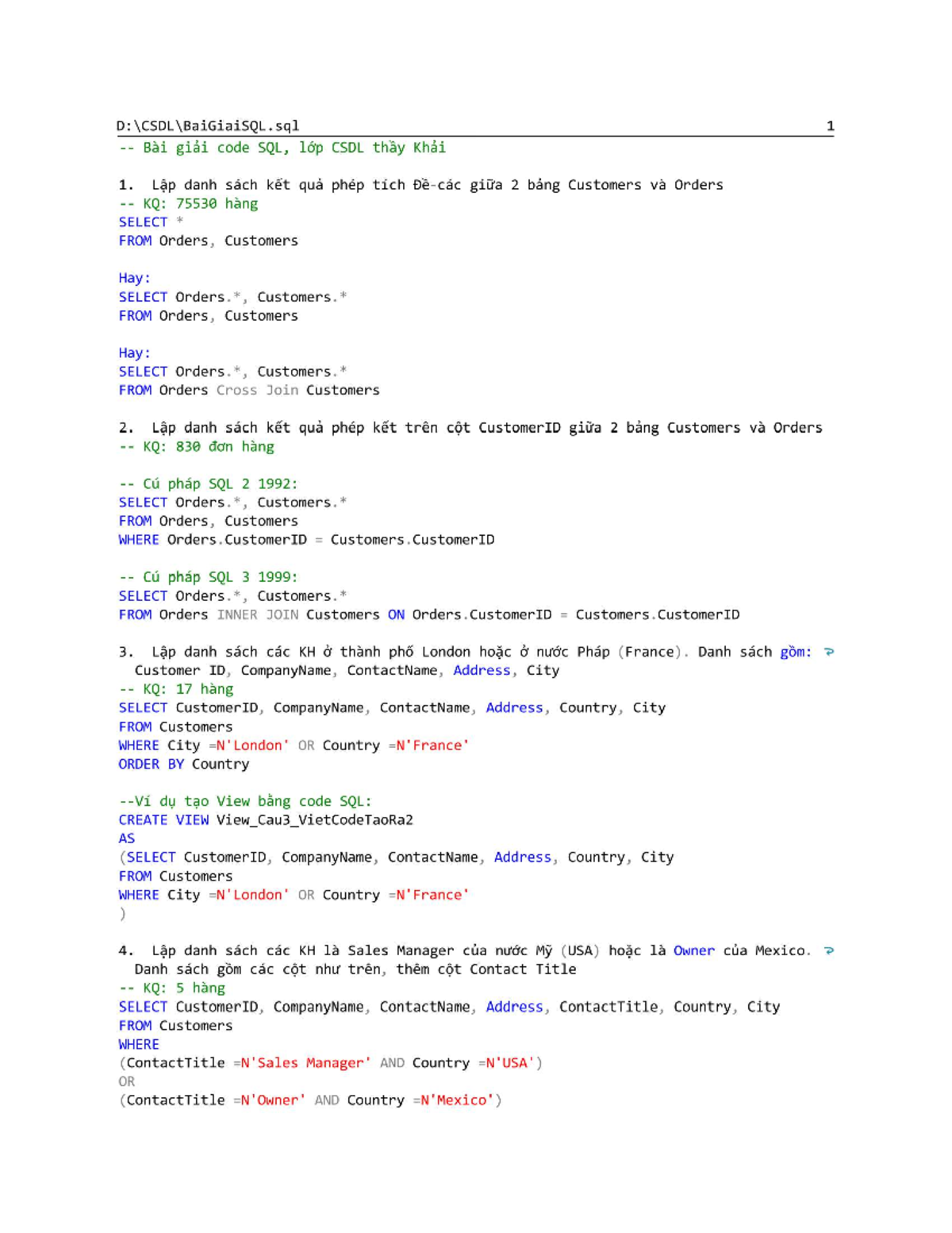 1-35 SQL - Database - Studocu